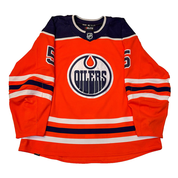 Cody Ceci Edmonton Oilers Game Worn Jersey - 2021-22 Orange Set #1 - U ...