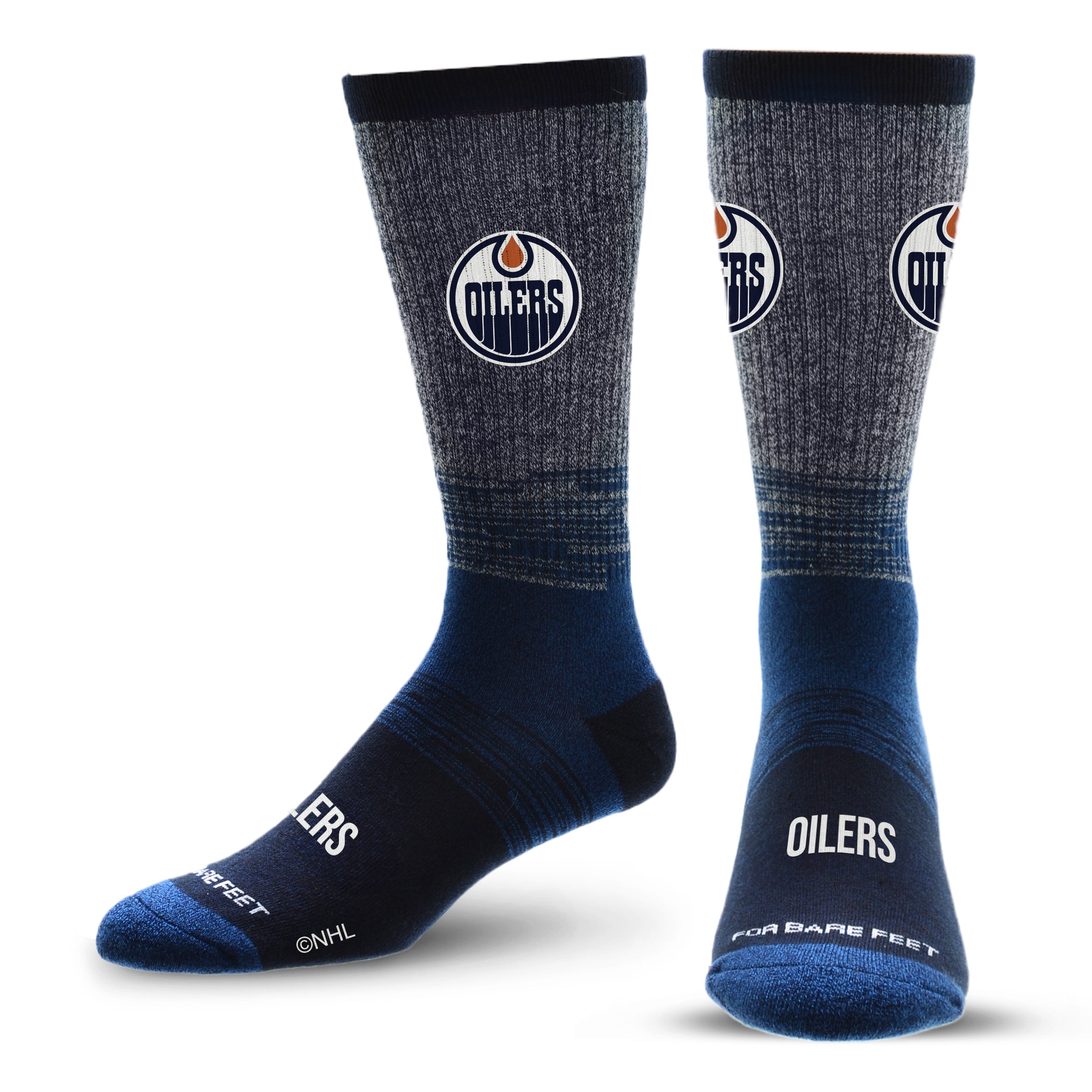 Edmonton Oilers Blue Team Tonal Crew Socks – ICE District Authentics