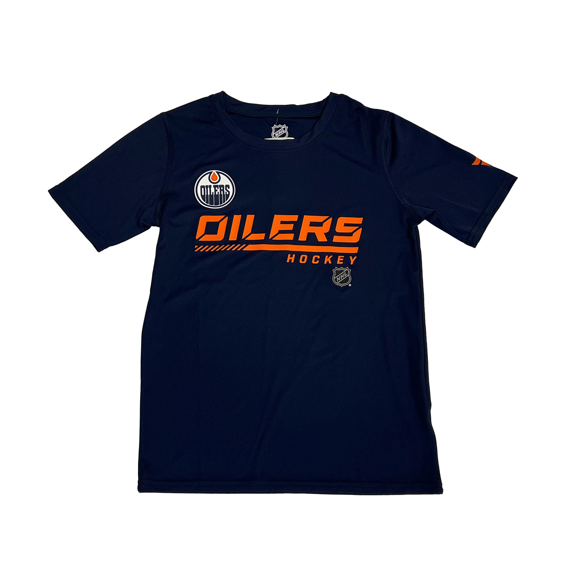 Edmonton Oilers Fanatics Authentic Pro Locker Room Navy T-Shirt – ICE ...