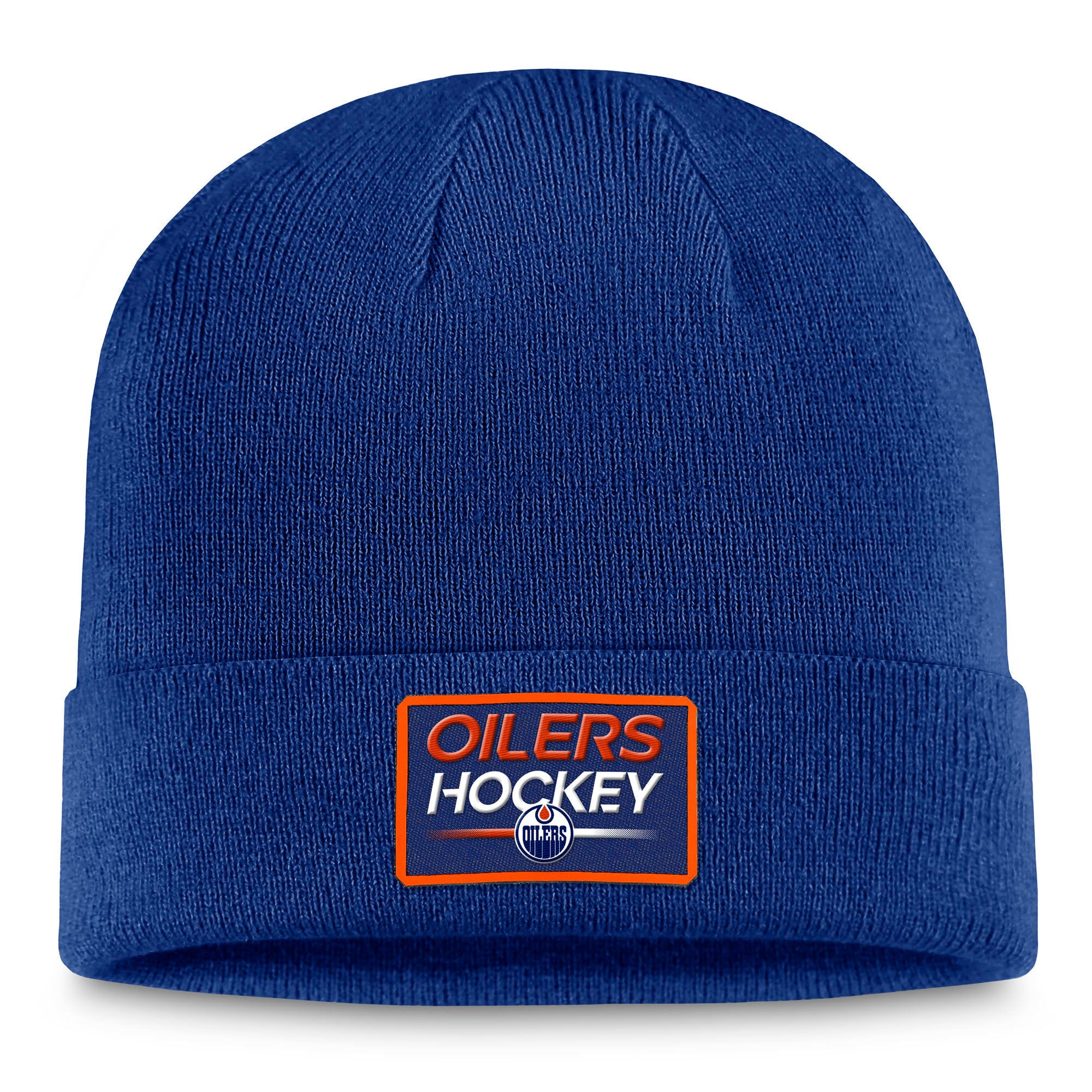 Edmonton Oilers Fanatics Blue Authentic Pro Prime Cuffed Toque – ICE ...