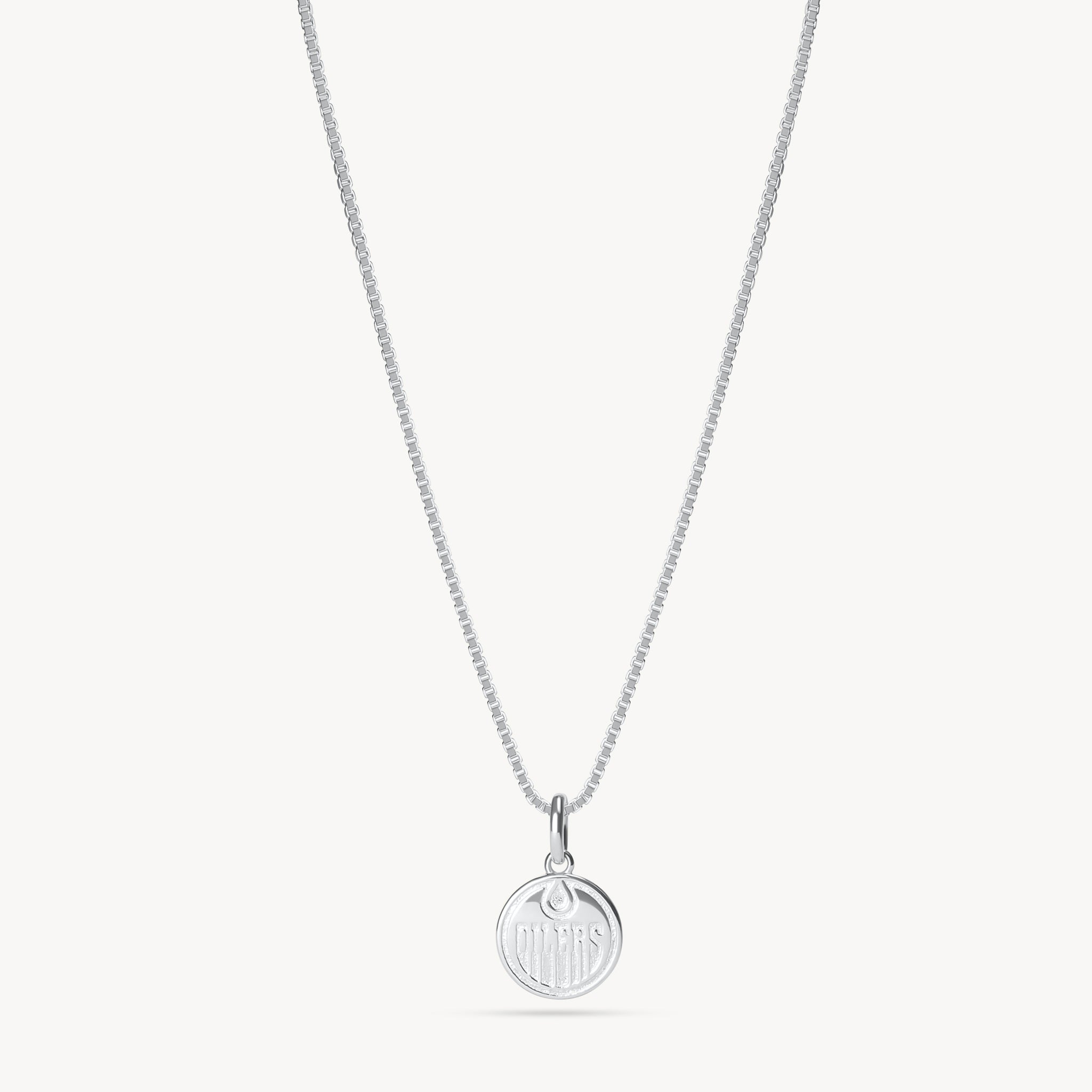 Edmonton Oilers Hillberg & Berk Silver Medallion Necklace – ICE ...