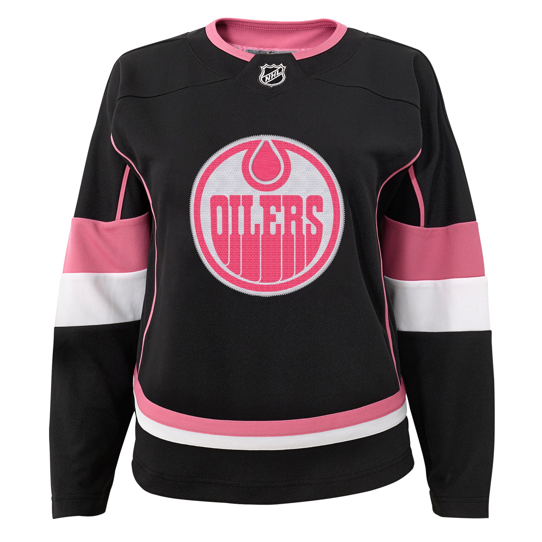 Edmonton Oilers Kids Black Fashion Jersey – ICE District Authentics
