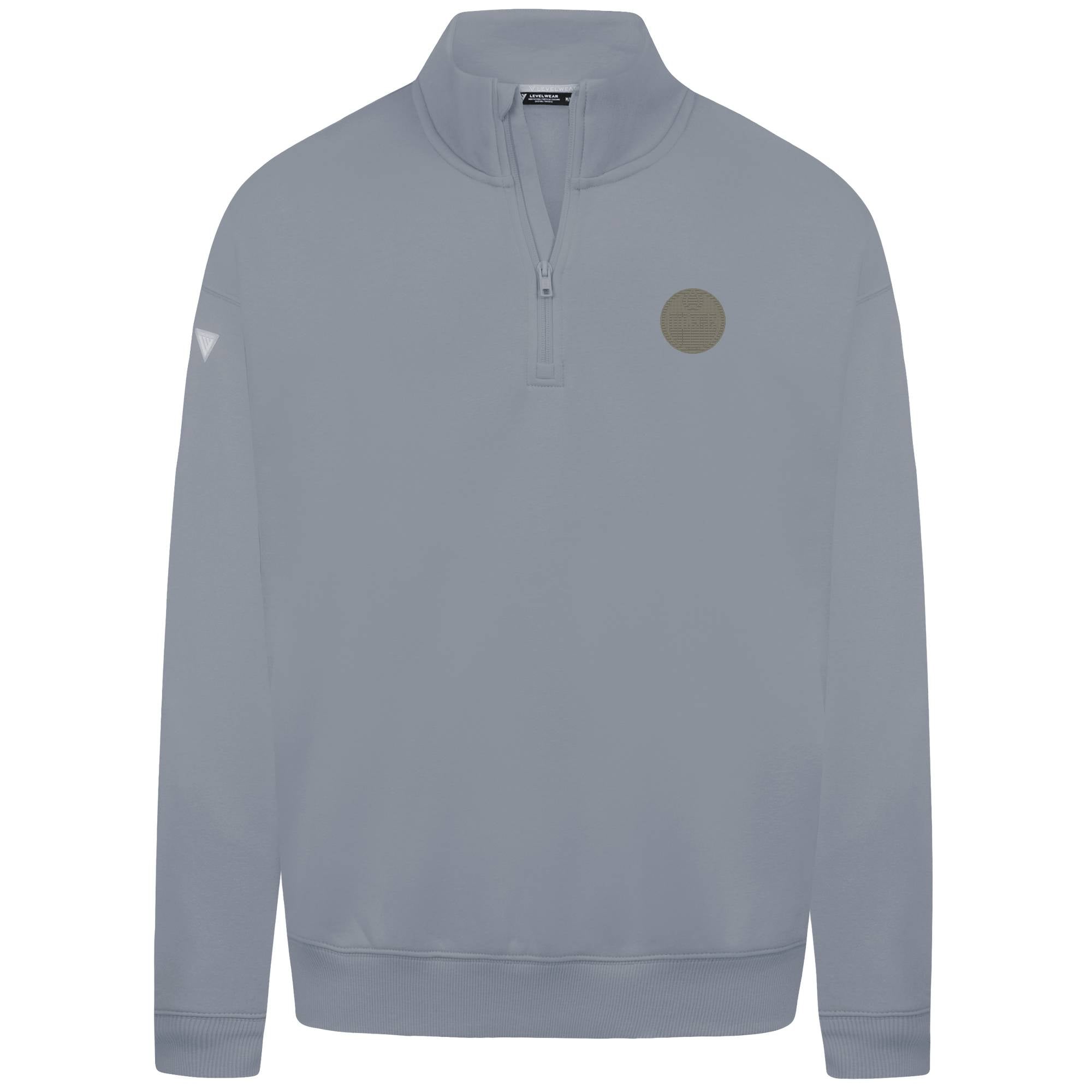 Edmonton Oilers Levelwear Murray Copper Grey Half-Zip Sweatshirt – ICE ...