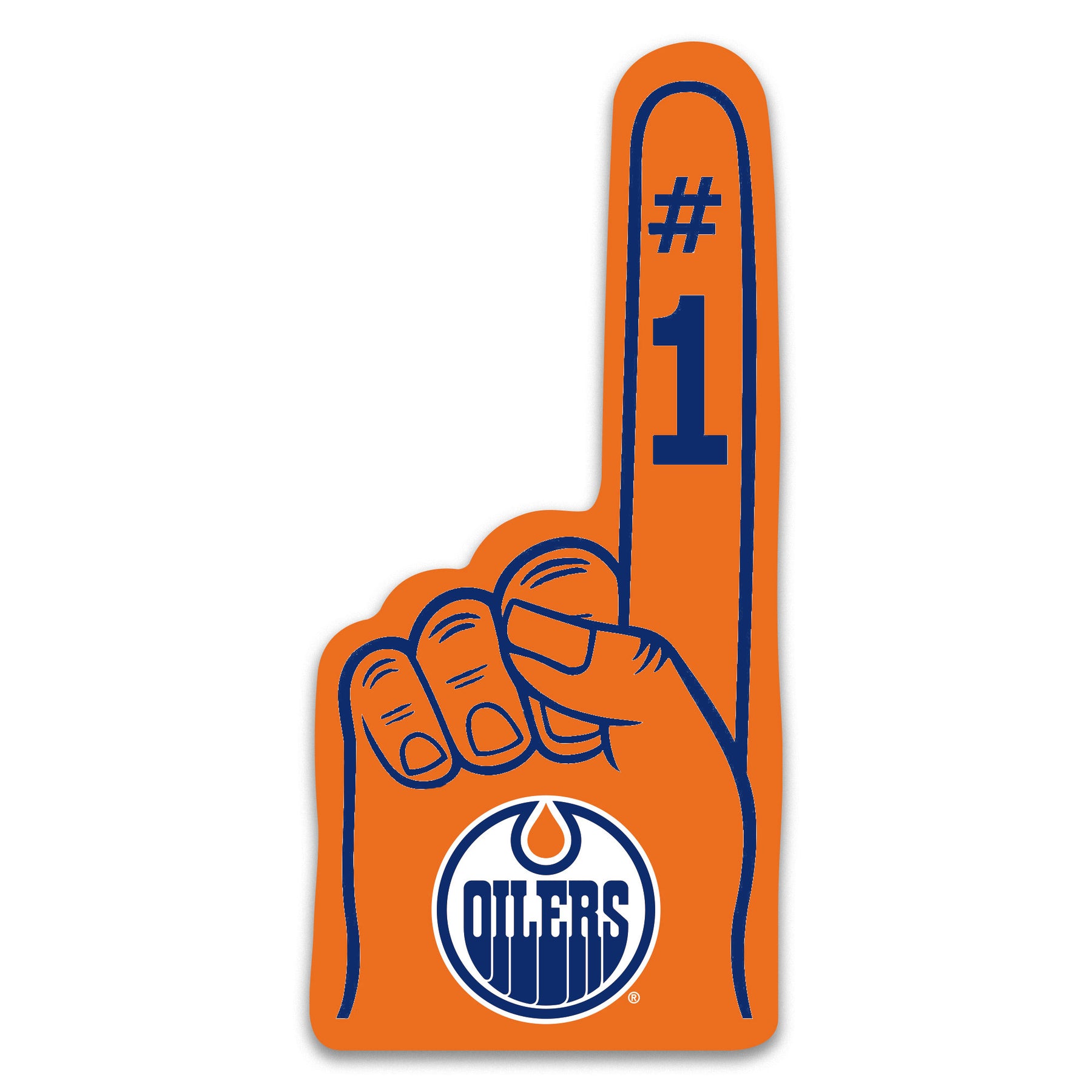 Edmonton Oilers Orange Foam Finger – ICE District Authentics