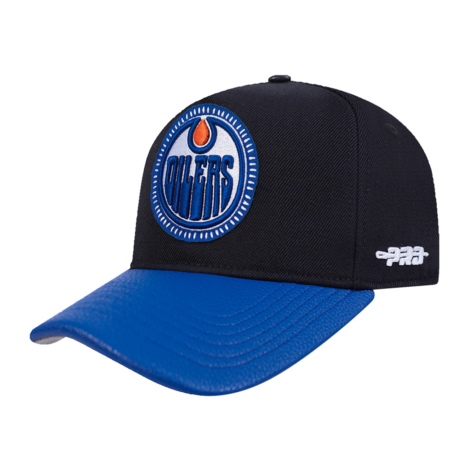 Edmonton Oilers Pro Standard Black & Blue Pick Stitch Snapback Hat ...