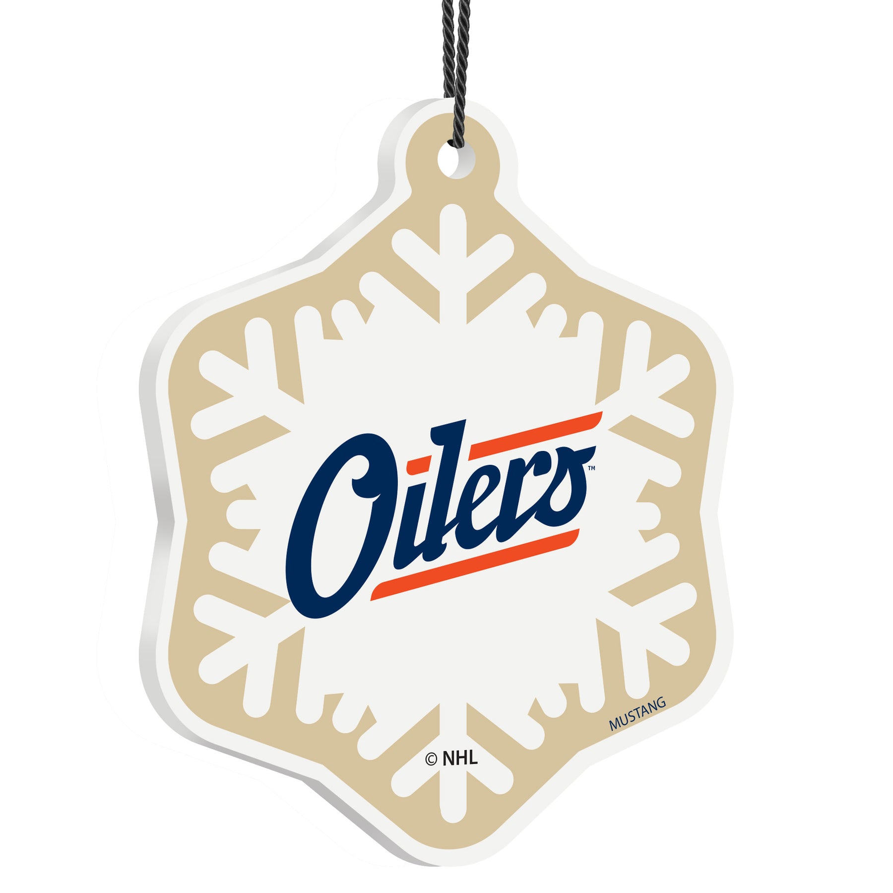 Edmonton Oilers Snowflake Alternate Logo Ornament – ICE District Authentics