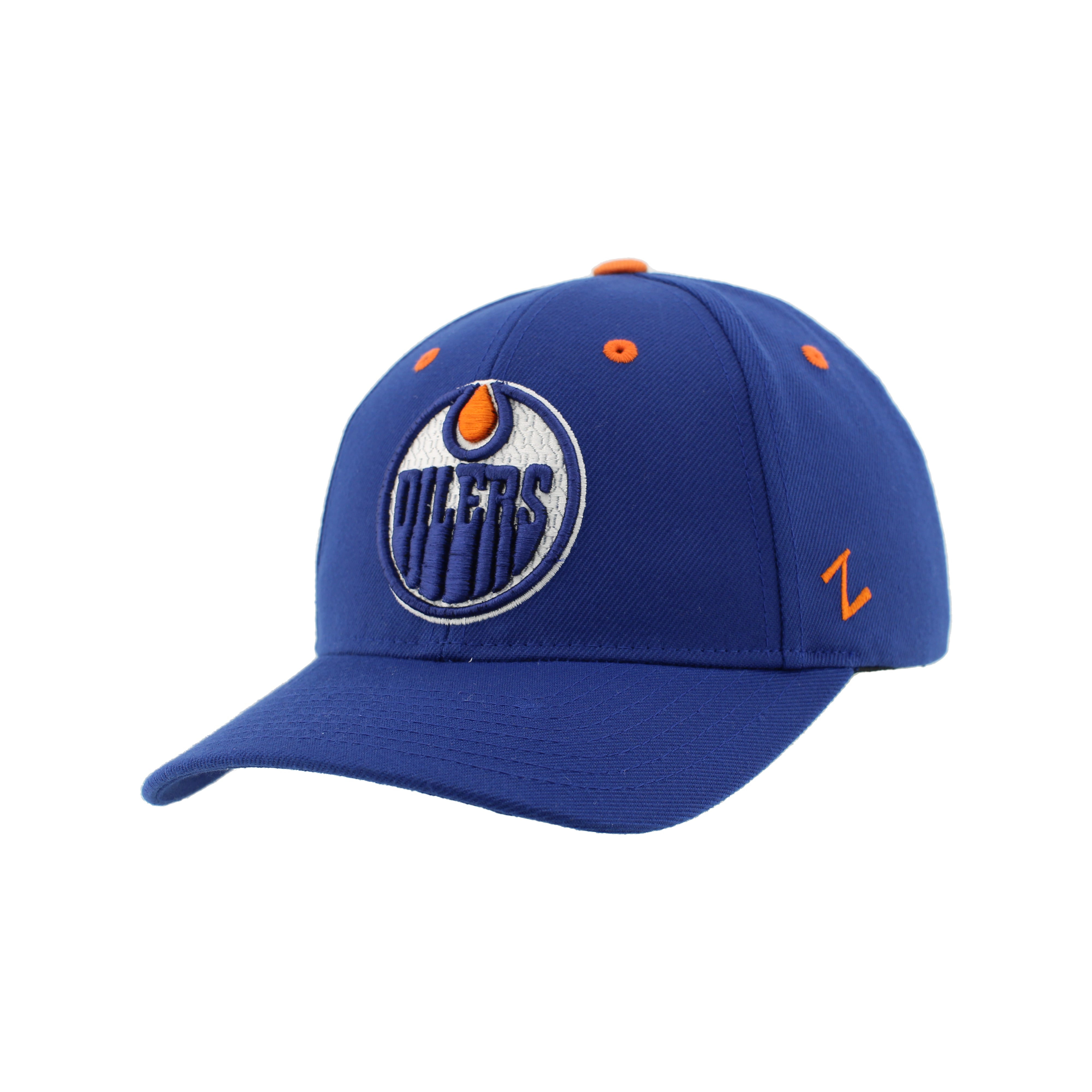 Edmonton Oilers Zephyr Royal Snapback Hat – ICE District Authentics