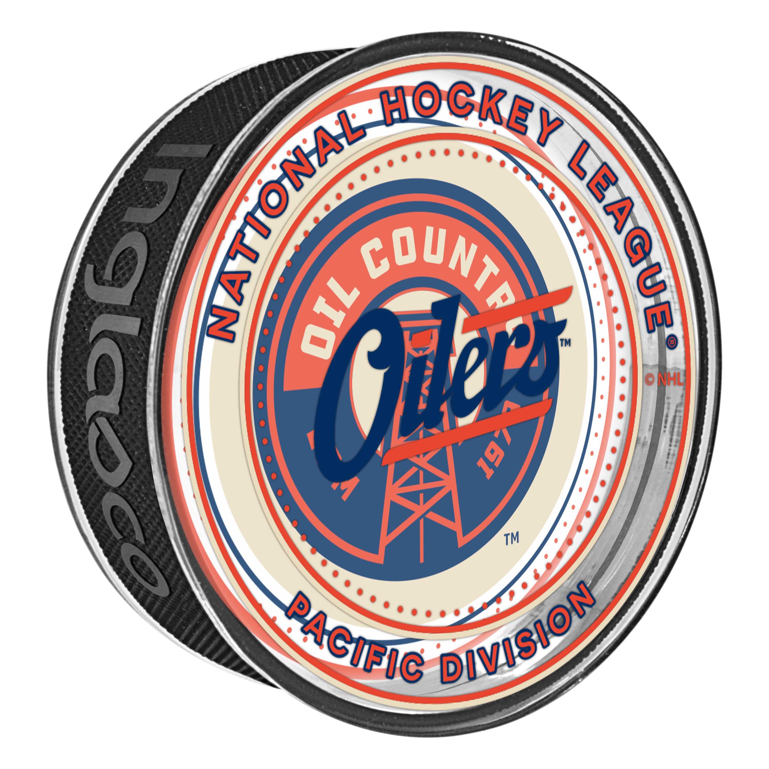 Edmonton Oilers Alternate Logo Shadow Acrylic Puck – ICE District ...
