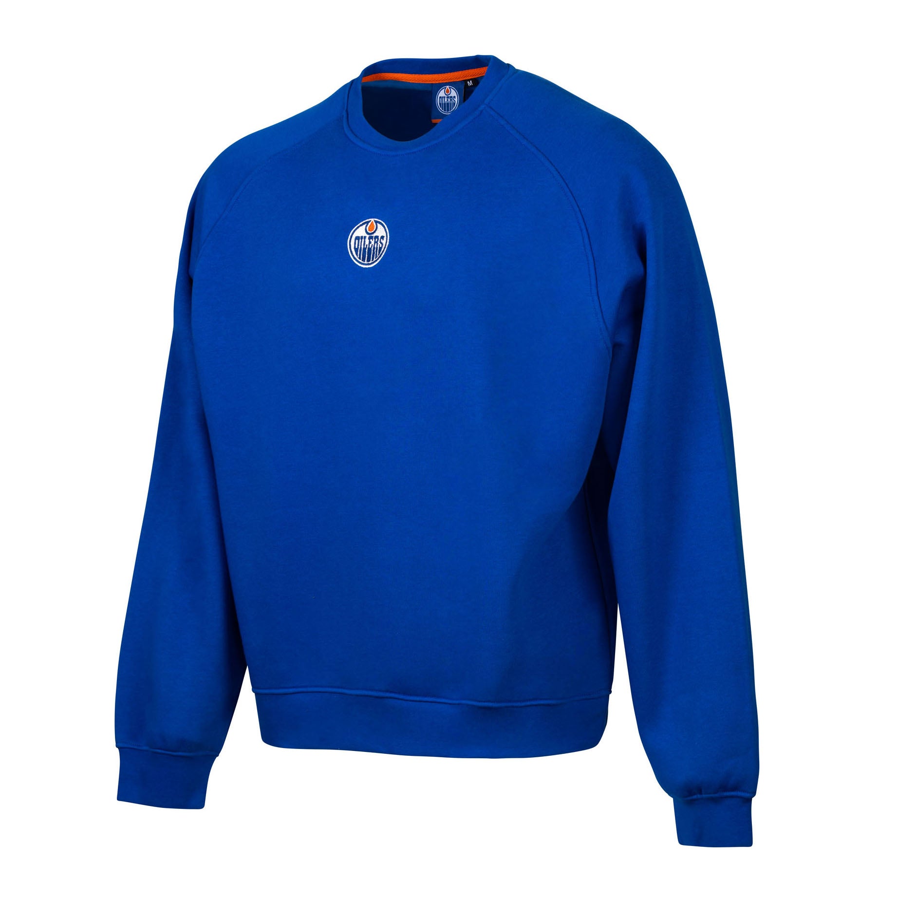 Edmonton Oilers Sport Design Sweden Blue Oversized Crewneck Sweatshirt ...
