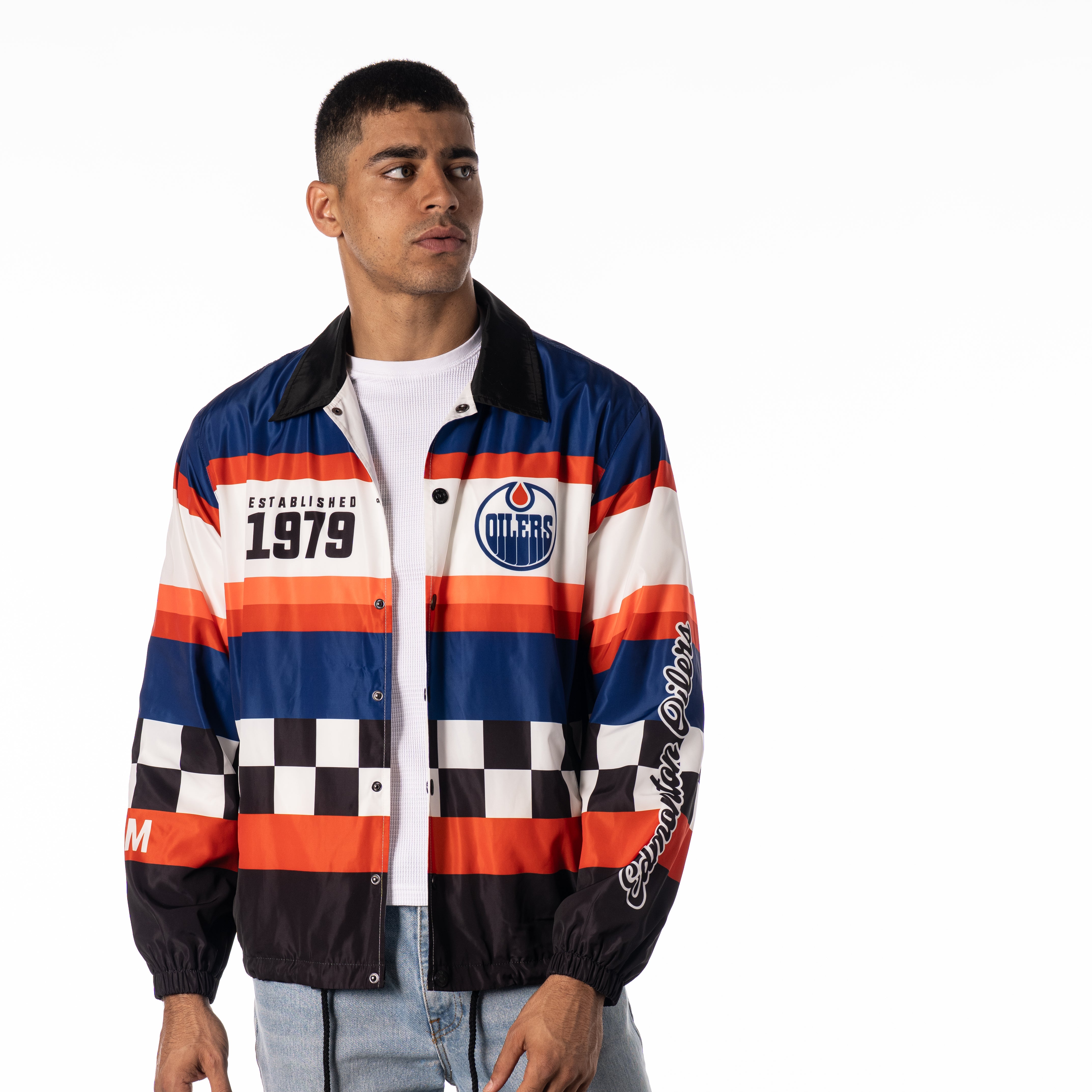 Edmonton Oilers Unisex The Wild Collective Coach's Jacket – ICE ...