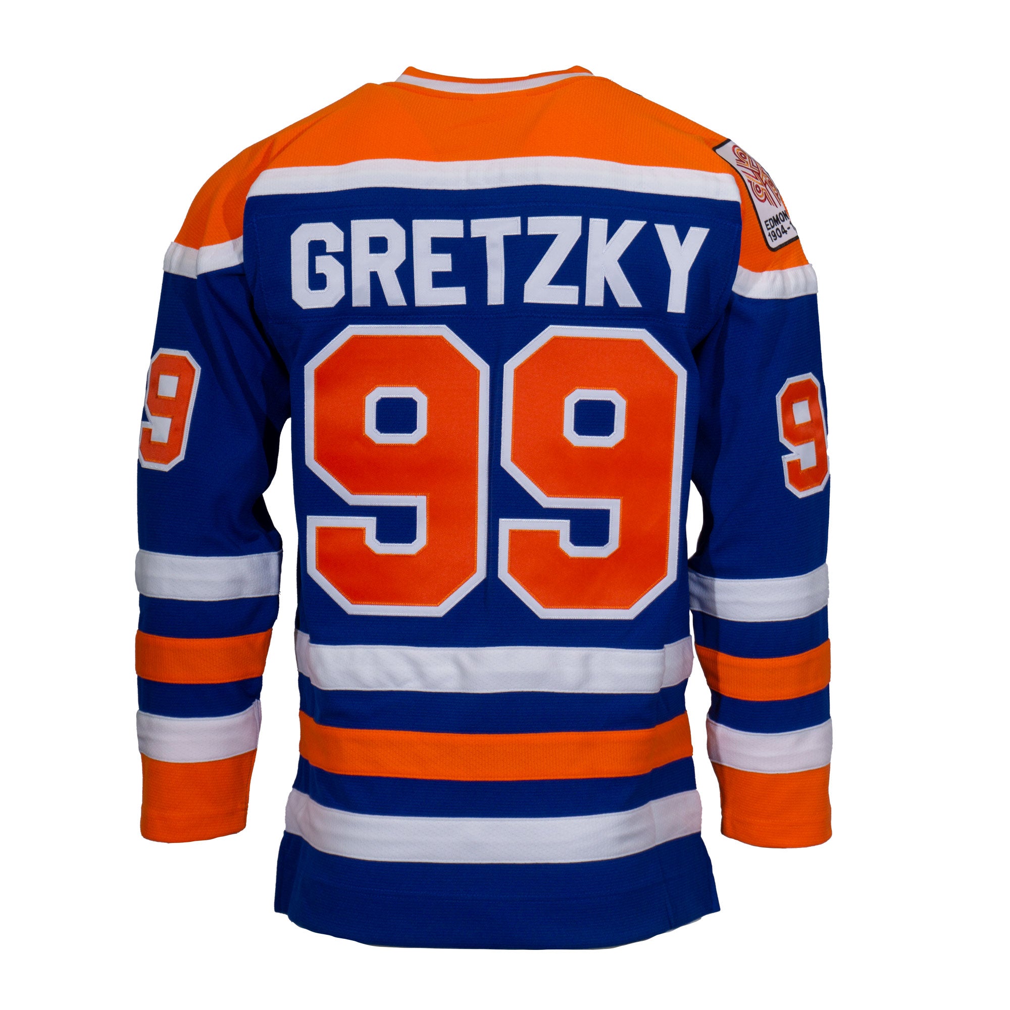 Wayne Gretzky Edmonton Oilers Mitchell & Ness 1979-80 Blue Line Retro ...