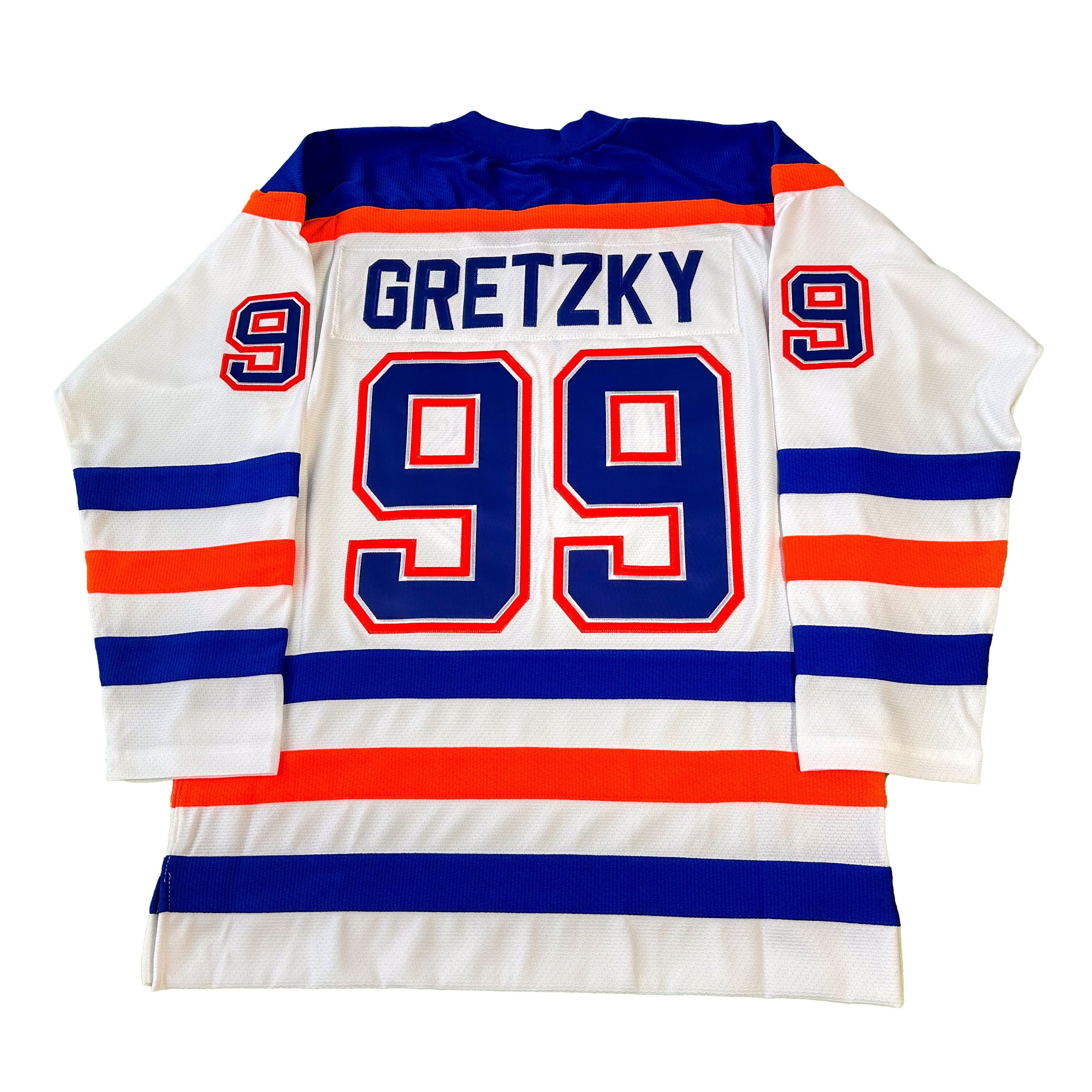 Wayne Gretzky Edmonton Oilers Mitchell & Ness 1986-87 Blue Line Retro ...