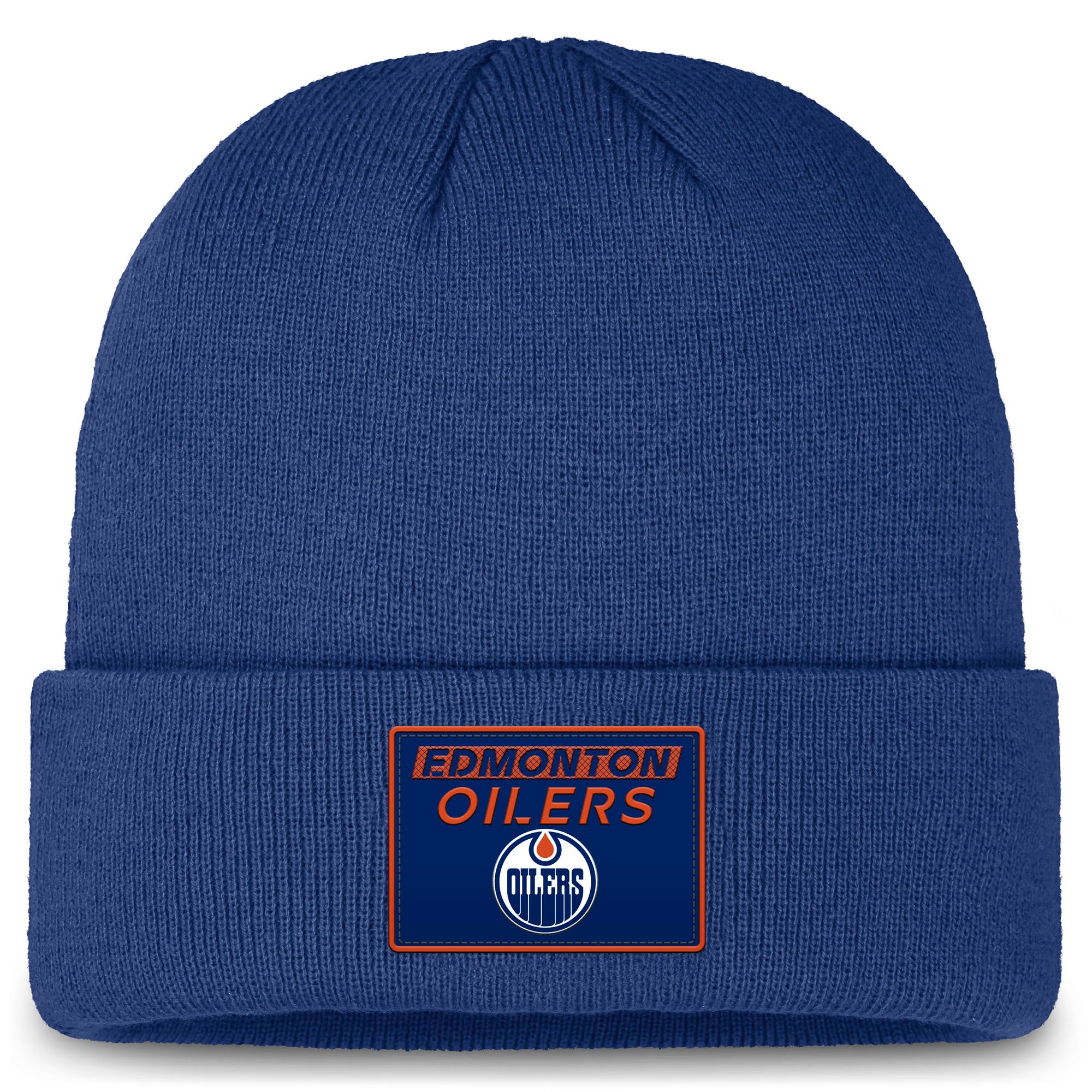 Edmonton Oilers 2024-25 Fanatics Blue Authentic Pro Prime Cuffed Toque ...