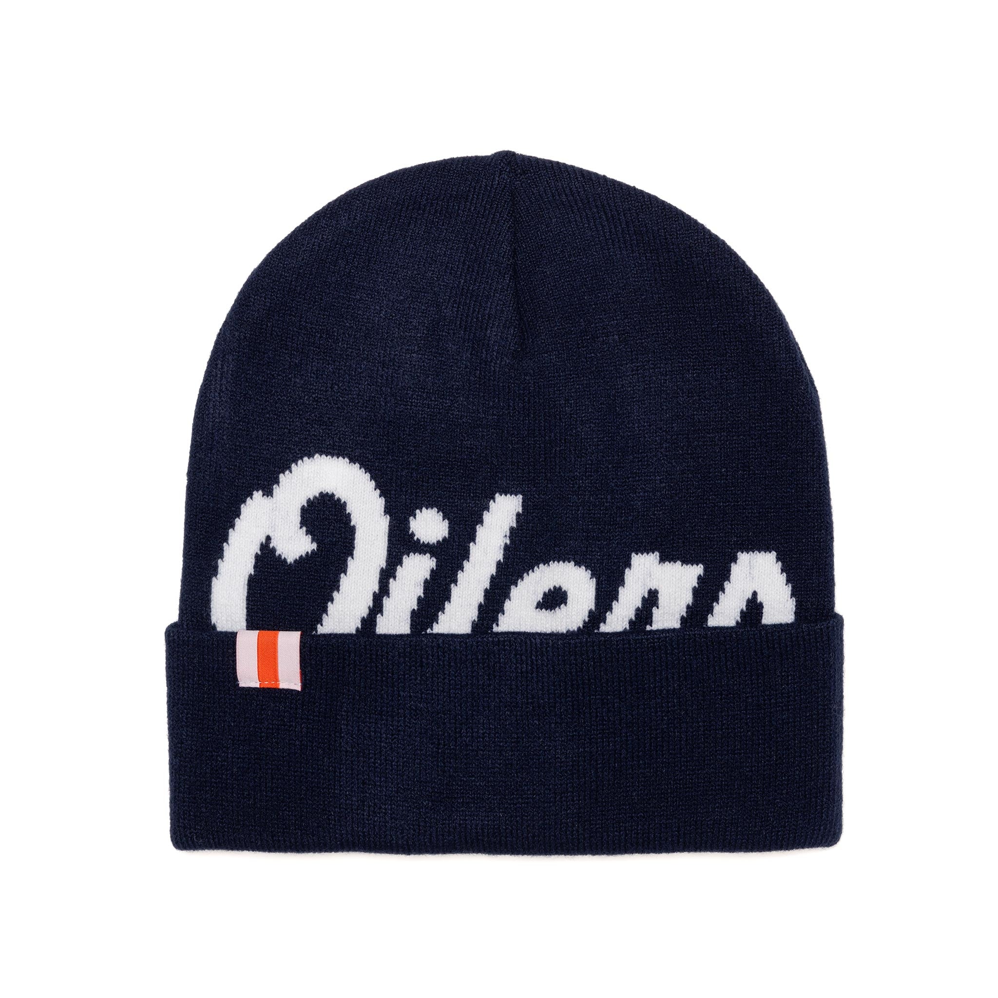 Edmonton Oilers Local Soft Goods Navy Vintage Script Toque – ICE ...