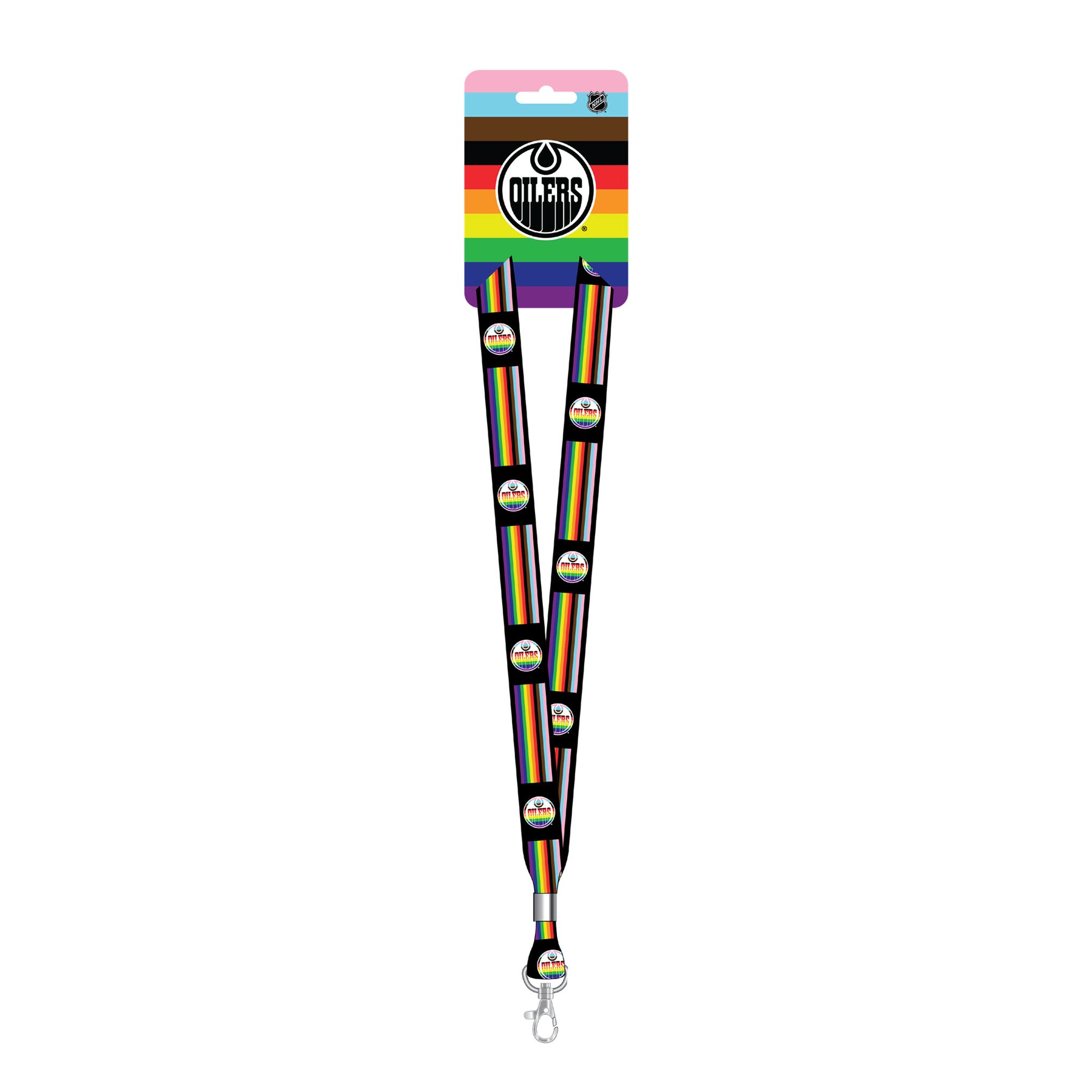 Edmonton Oilers Pride Sublimated Lanyard – ICE District Authentics