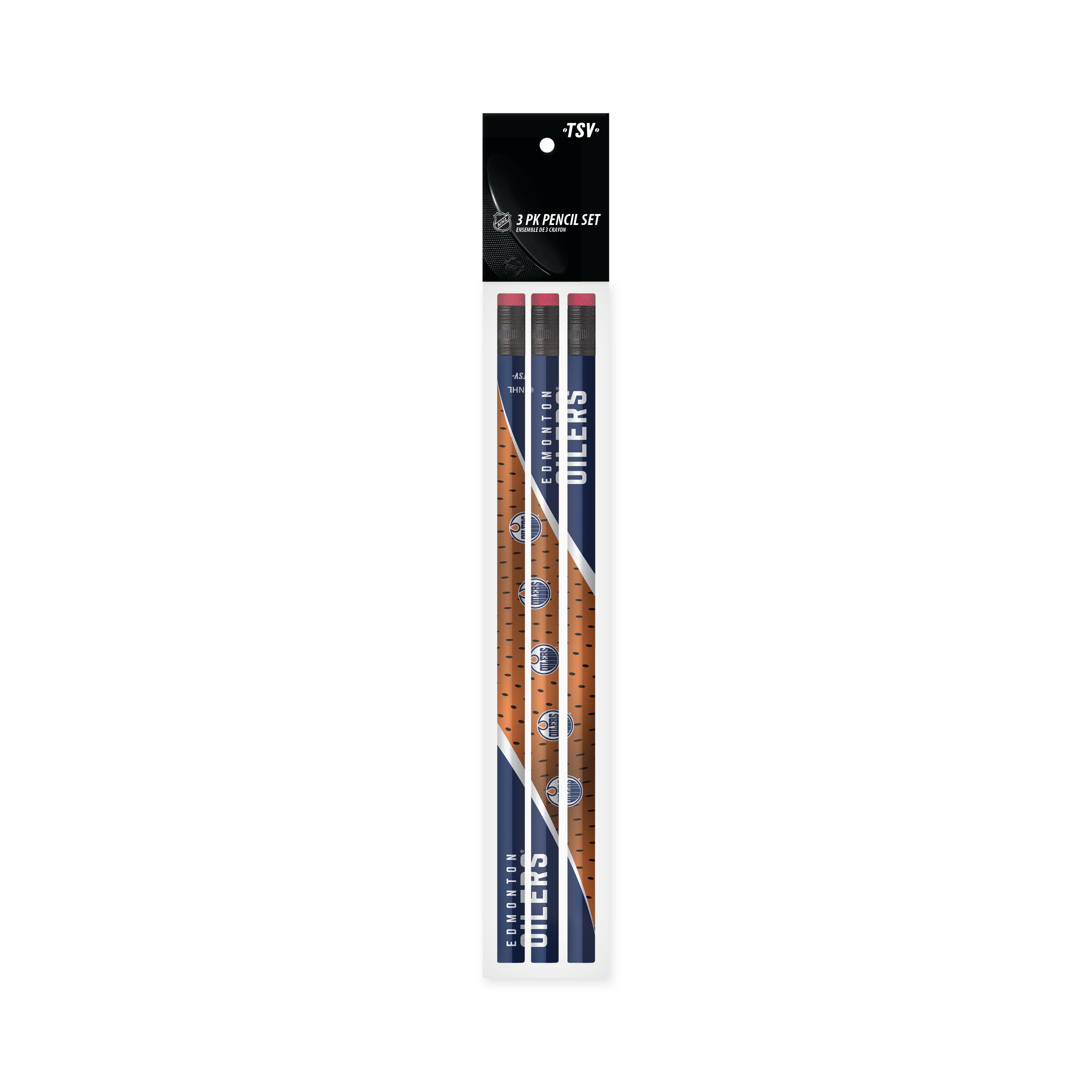 Edmonton Oilers 3-Pack Pencil Set – ICE District Authentics