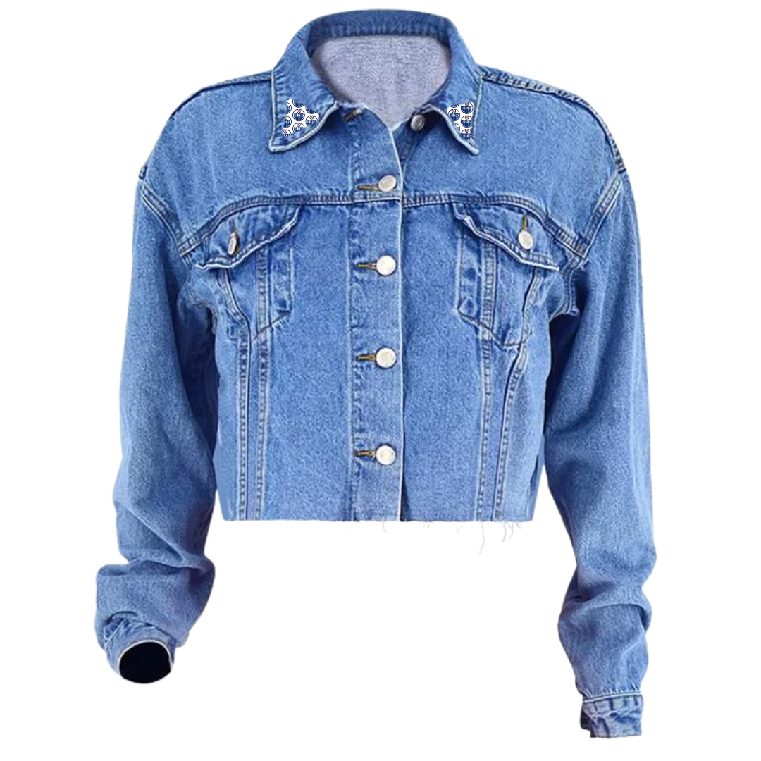 Edmonton Oilers Women's The Luxesse Shop Denim Jean Jacket – ICE ...